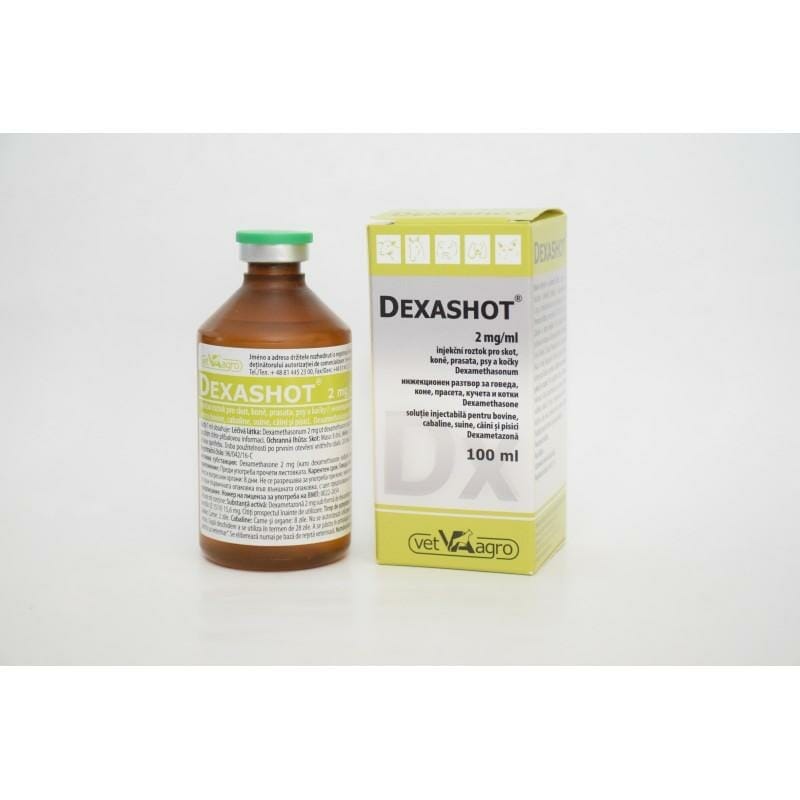 Dexashot 2 mg/ml Dexamethasone 100 ml – PetShopBoss.com